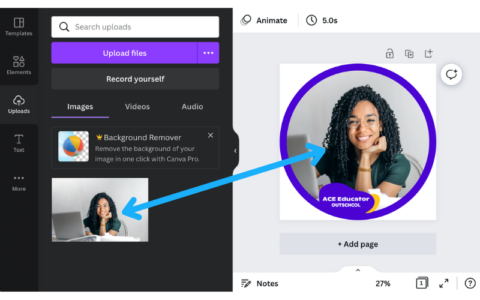 How to upload an ACE Educator photo frame • Outschool's Educator Library