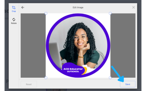 How to upload an ACE Educator photo frame • Outschool's Educator Library